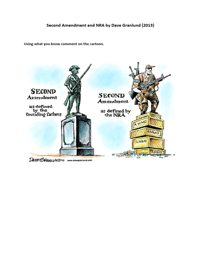 Second Amendment and NRA by Dave Granlund Eleve | PDF