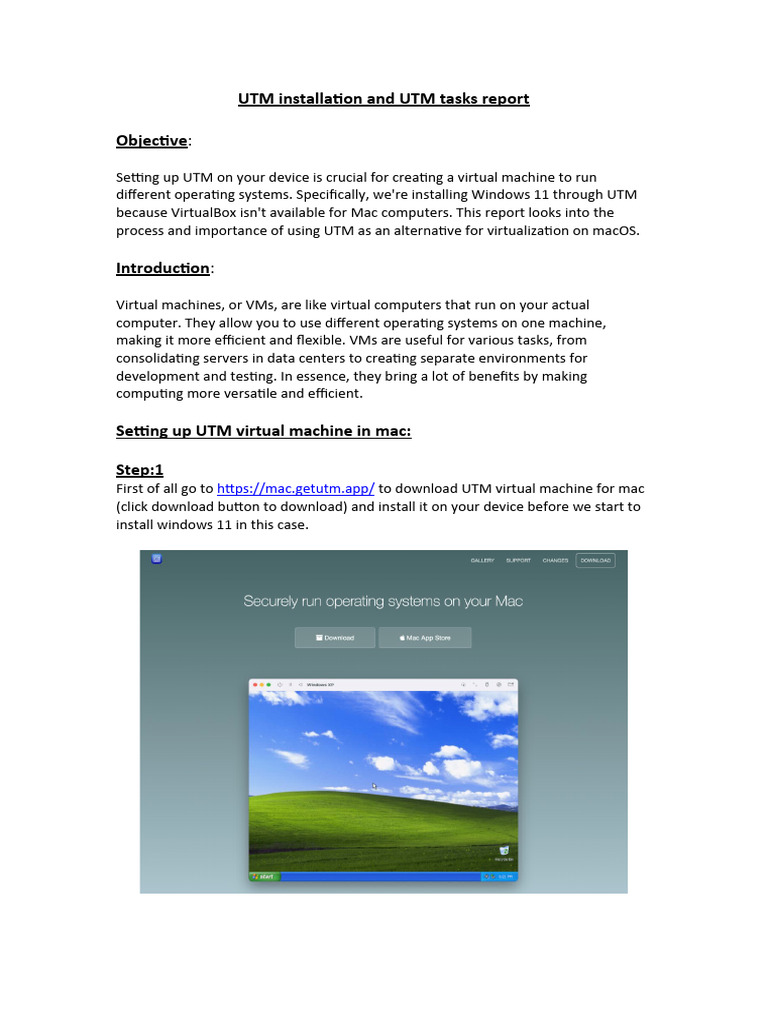 UTM Setup Guide for Mac Users | PDF | Virtual Machine | Operating System