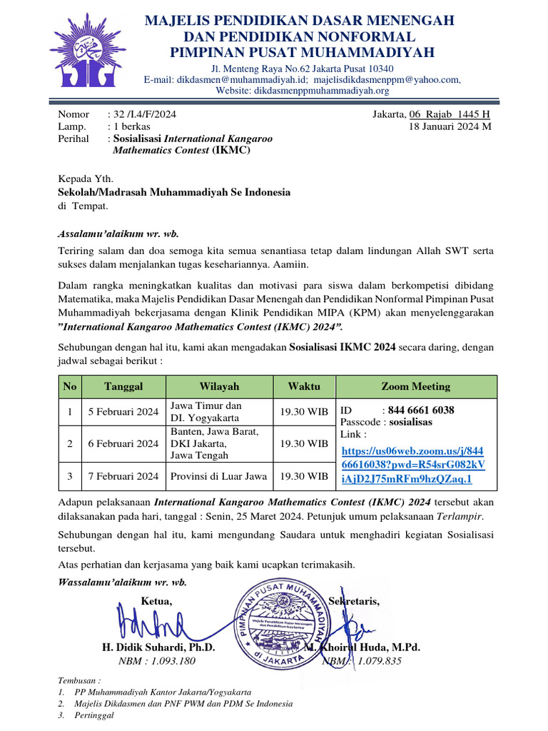 Sosialisasi Ikmc 2024 | PDF | Ilmu Sosial