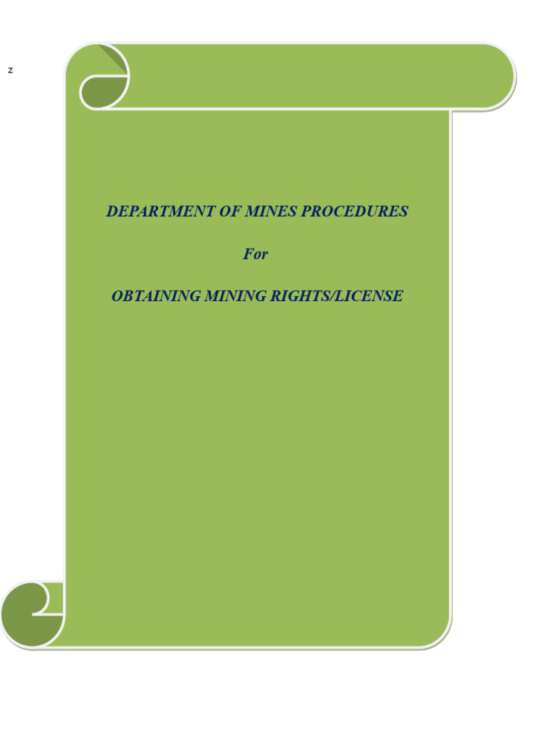 Mining Procedures Revised Draft - F | Download Free PDF | Identity ...