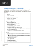 Amadeus Quick Reference PNR Formats - Part One | PDF | Airlines | Data