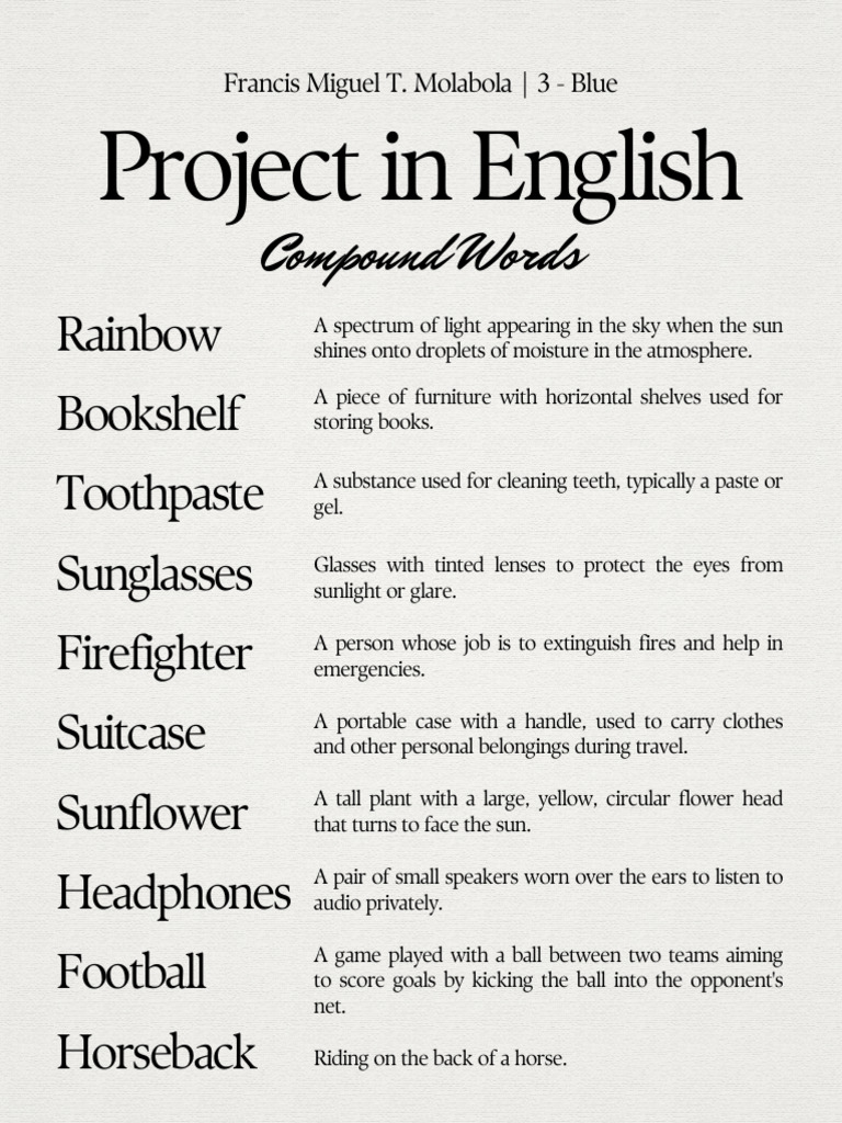 Project in English | PDF