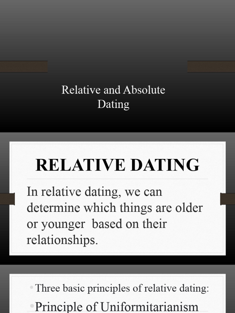 Relative and Absolute Dating | PDF | Radiocarbon Dating | Nuclear Chemistry