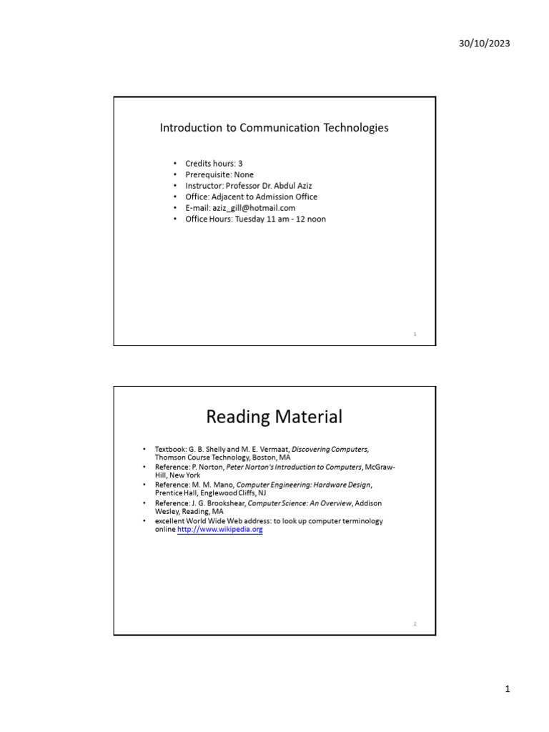 Chapter 01 | PDF | Personal Computers | Internet