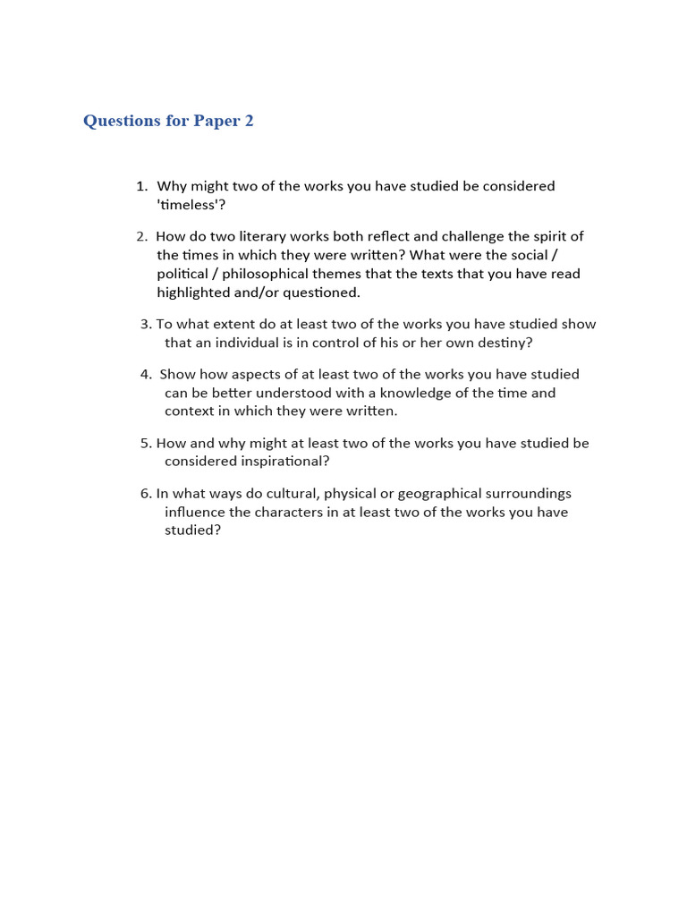 IB Paper 2 Question Jan 24 | PDF | Social Science
