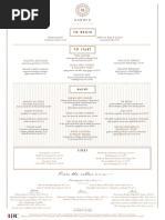 Fallow Restaurant Menu Overview | PDF | Sauce | Pickling