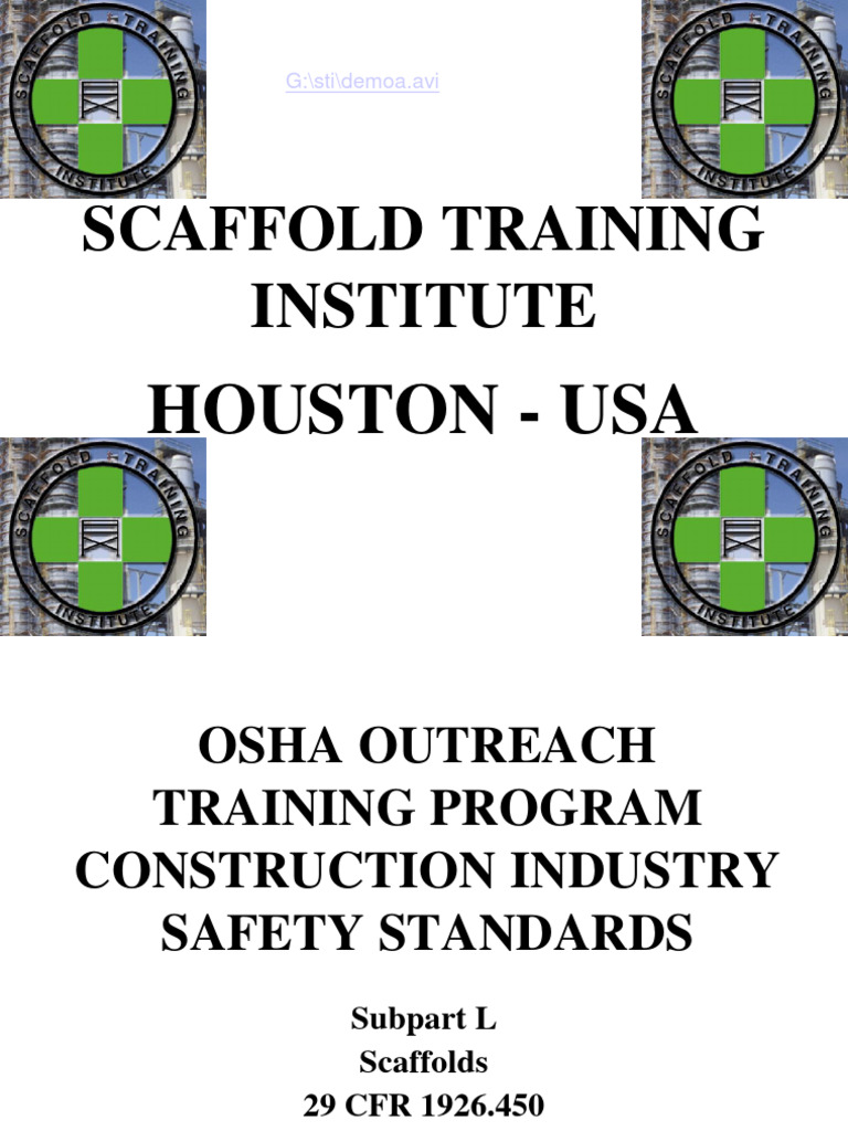 Scaffolding Pdf Scaffolding Framing Construction