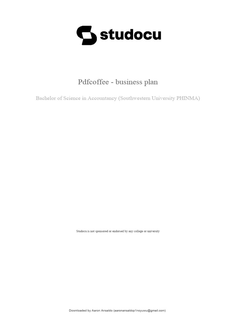 Pdfcoffee Business Plan | PDF | Human Resource Management | Sales
