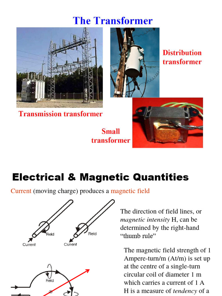 2 Transformer Slides 2 | PDF | Transformer | Inductance