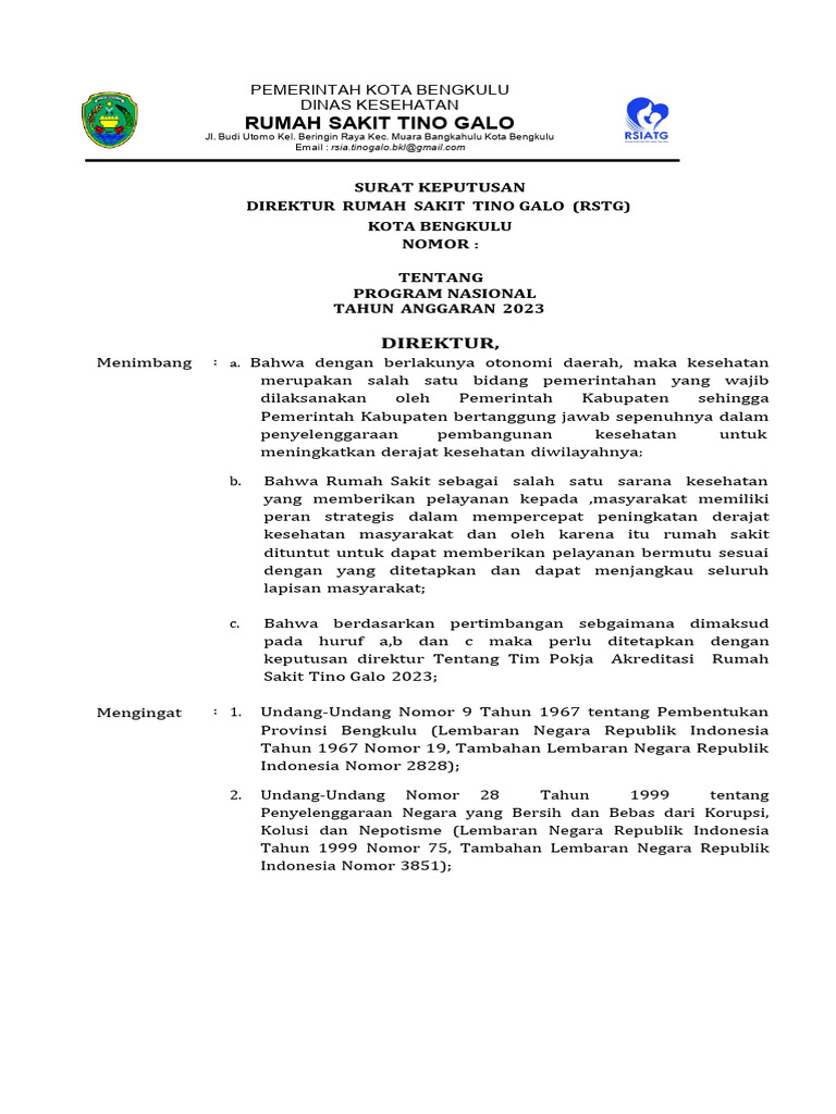 SK Prognas Penanggulangan TB | PDF | Kesehatan Holistik