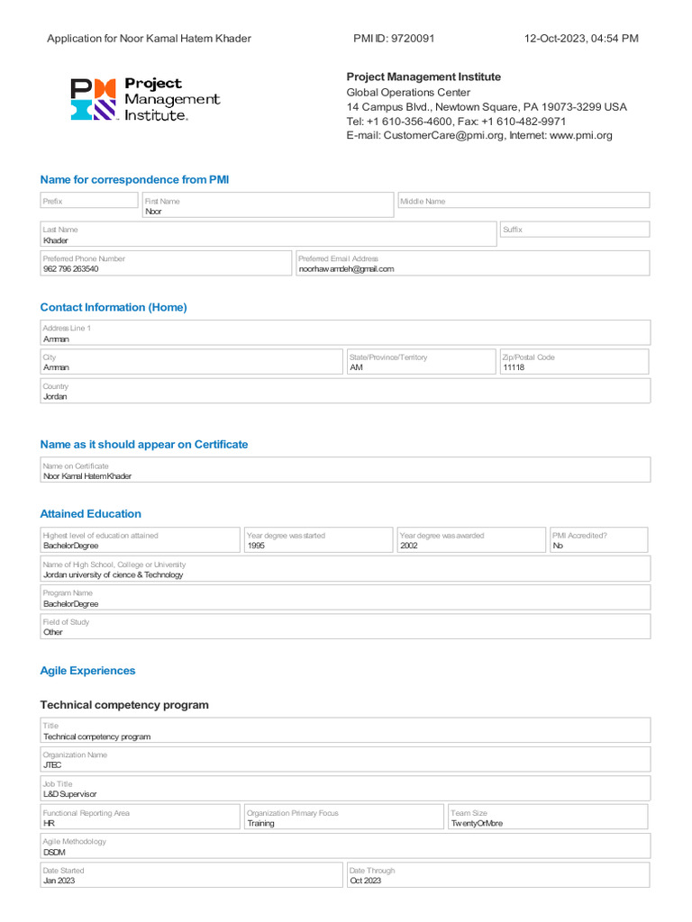Application Report - 7437115 | PDF | Agile Software Development ...