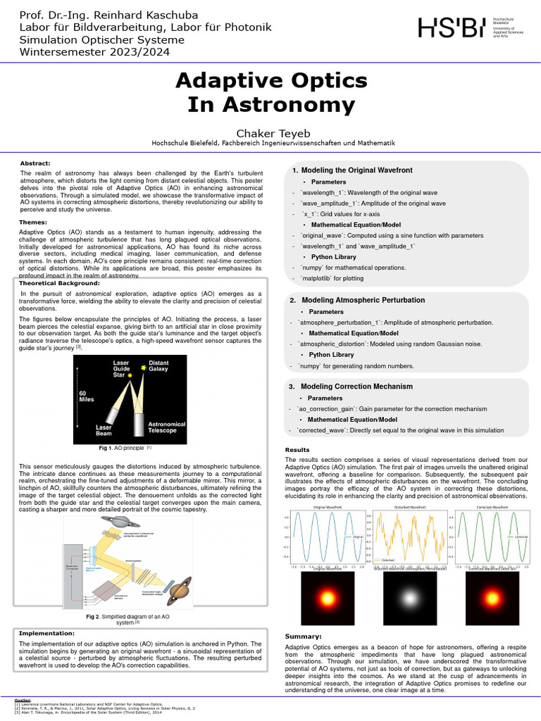 Poster | PDF | Optics | Astronomy