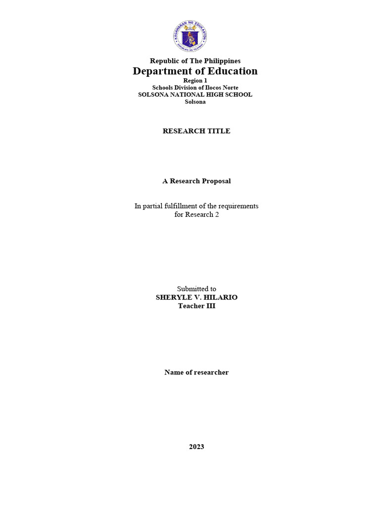 Research Proposal Overview and Framework | PDF | Conceptual Model | Theory