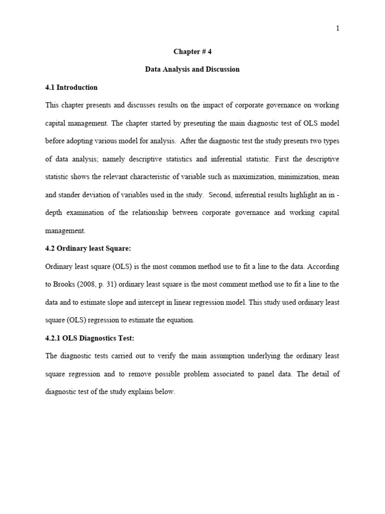 Chapter4 And 5 Pdf Ordinary Least Squares Multicollinearity