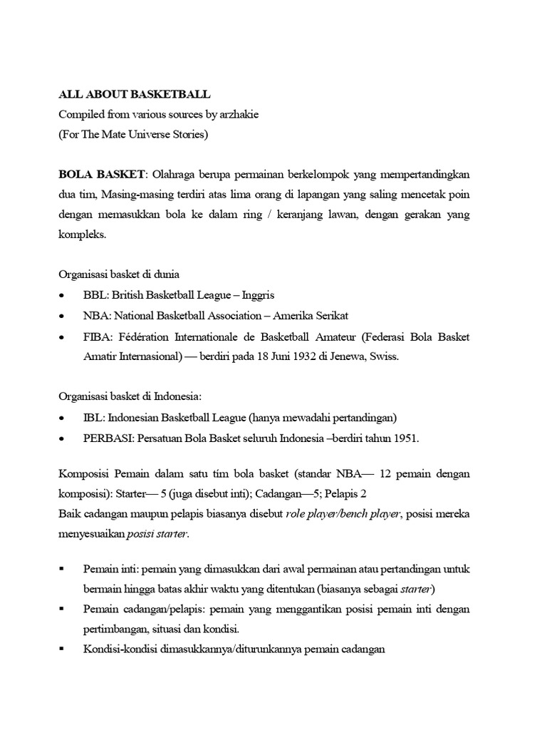 All About Basketball | PDF