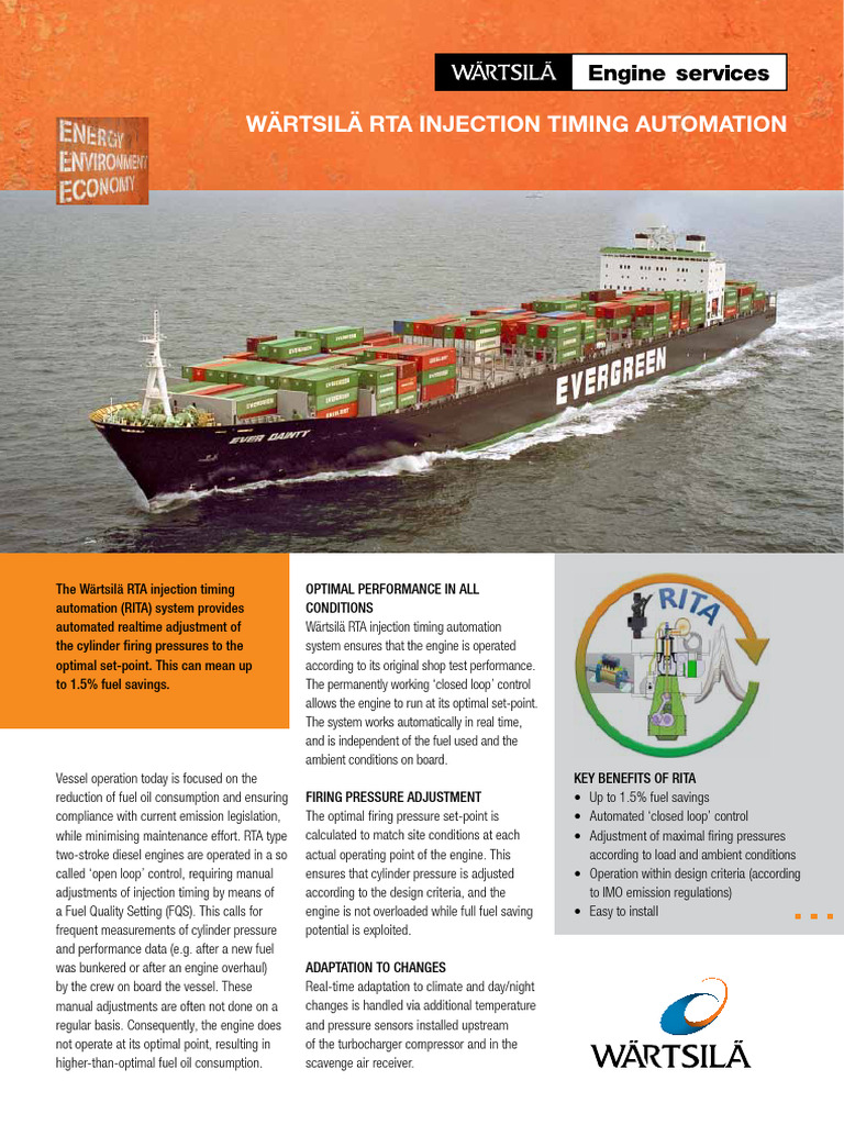 Wärtsilä Rta Injection Timing Automation | PDF | Engines | Automation