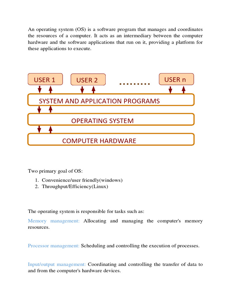 An Operating System | PDF