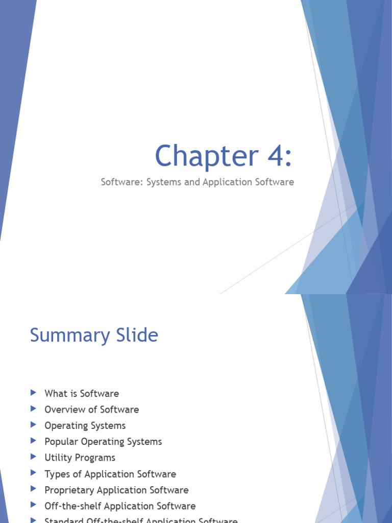 Ch03 Software | PDF | Operating System | Programming