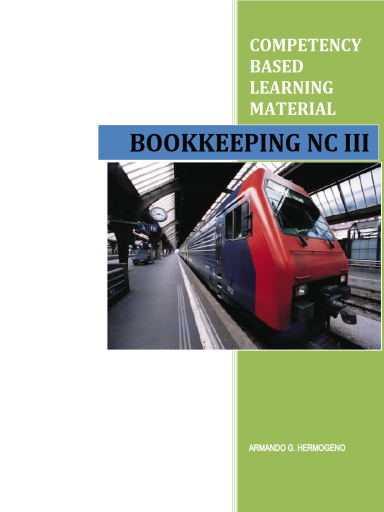 BOOKKEEPING Module (For Printing) | PDF | Cost Of Living | Debits And ...