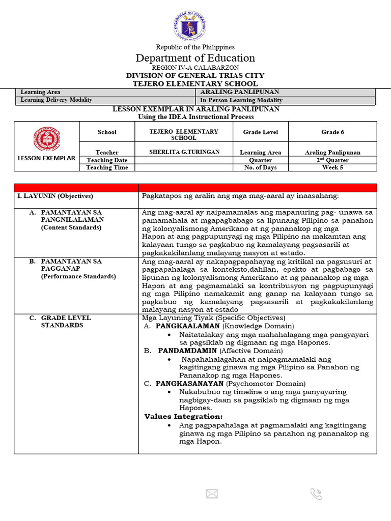 Cot 2nd Quarter S. Turingan | PDF