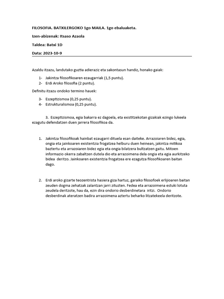 1go Eb Azterk. | PDF