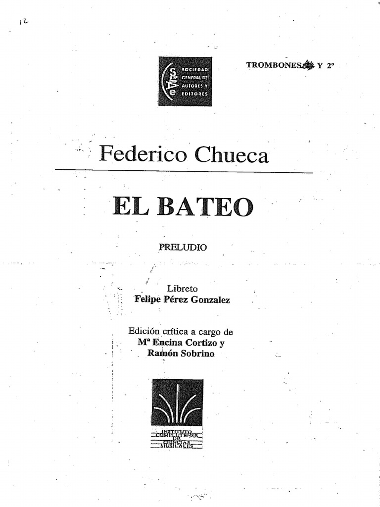 El Bateo. Trombones 1-2 | PDF