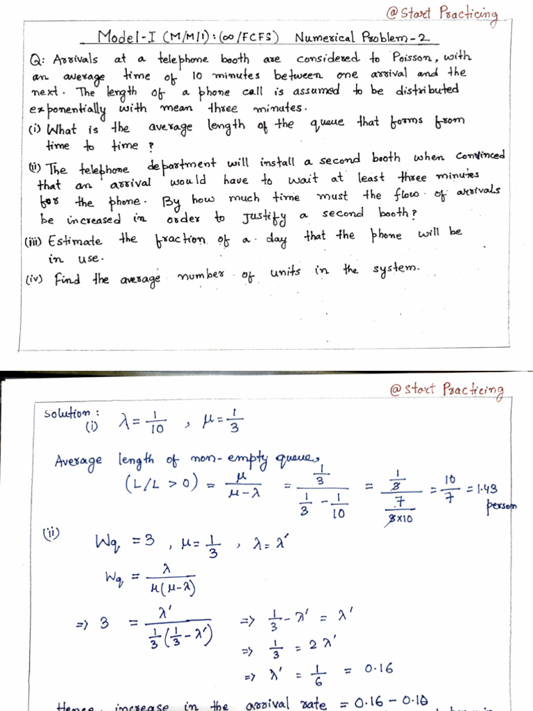 Queueing Lec - 5 | PDF