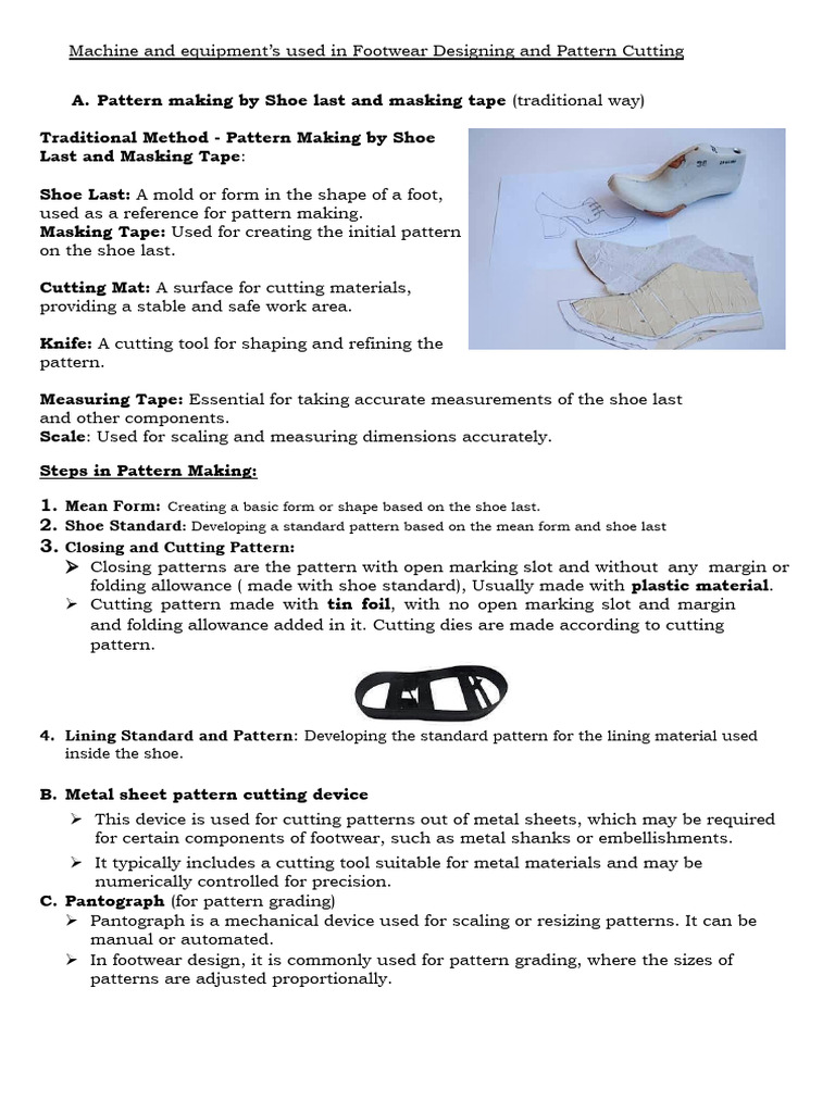 Lecture-3 (Machines Used in Designing) | PDF | Leather | Sheet Metal