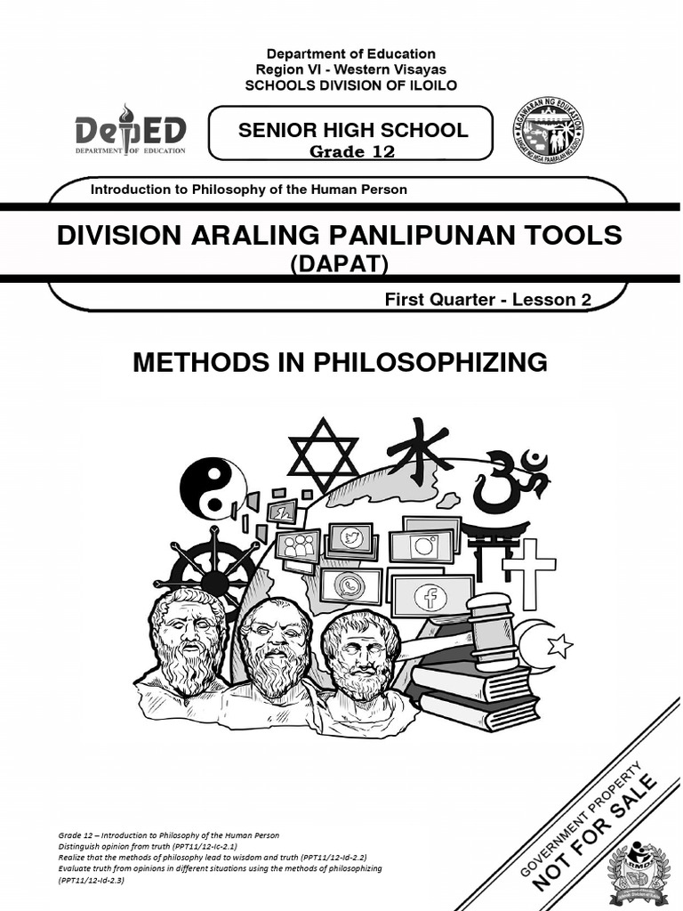 SHS-12-PHILO-Q1W2 | PDF | Phenomenology (Philosophy) | Truth