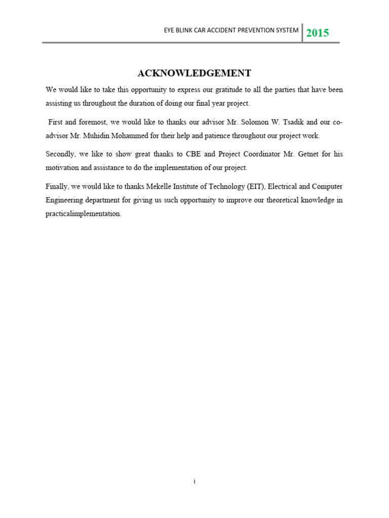 Eye Blink Car Accident Prevention System | PDF | Microcontroller | Throttle