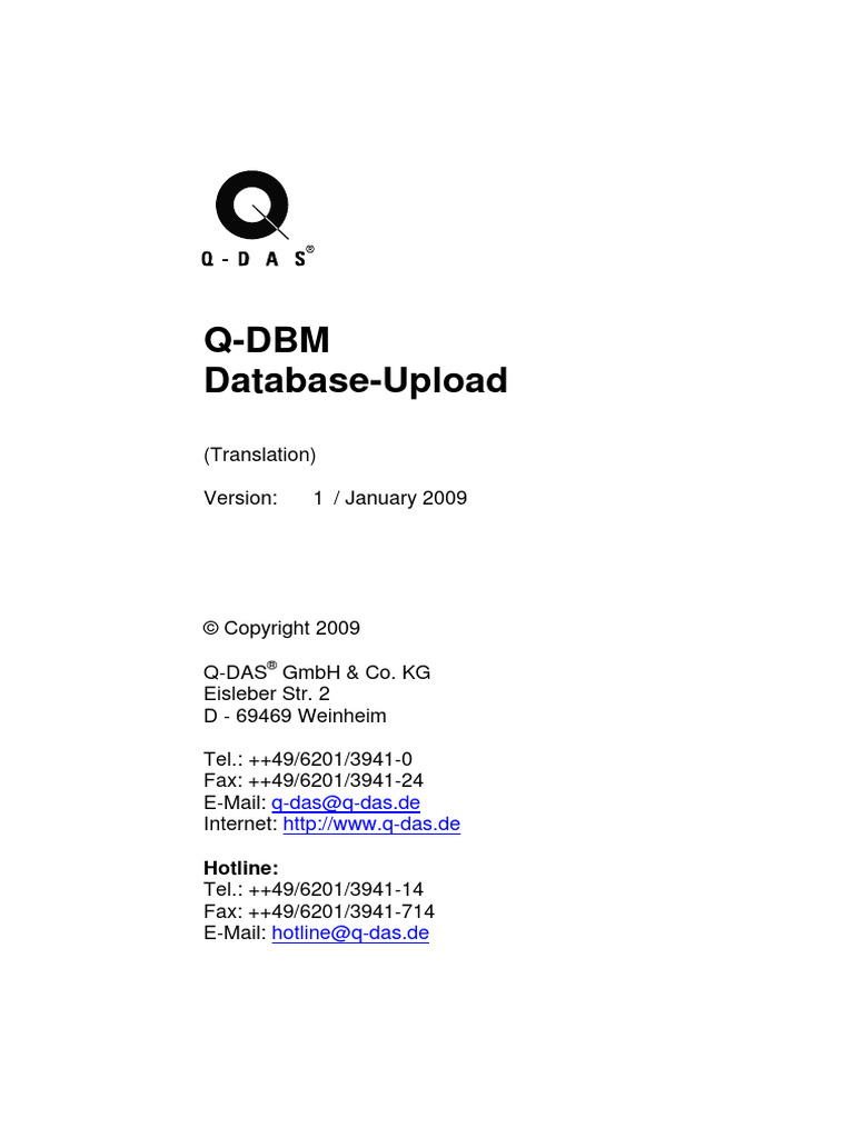 Q-DBM Database-Upload ENG XXX | PDF | Computers