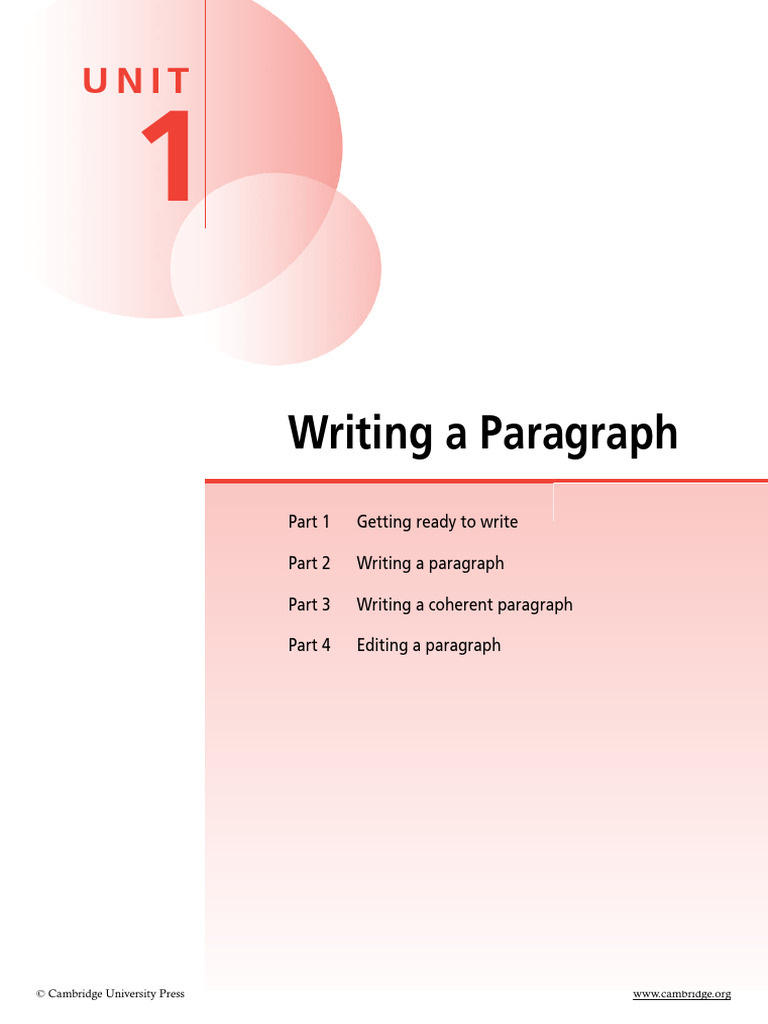 1 Paragraph Writing | PDF | Brainstorming | Paragraph