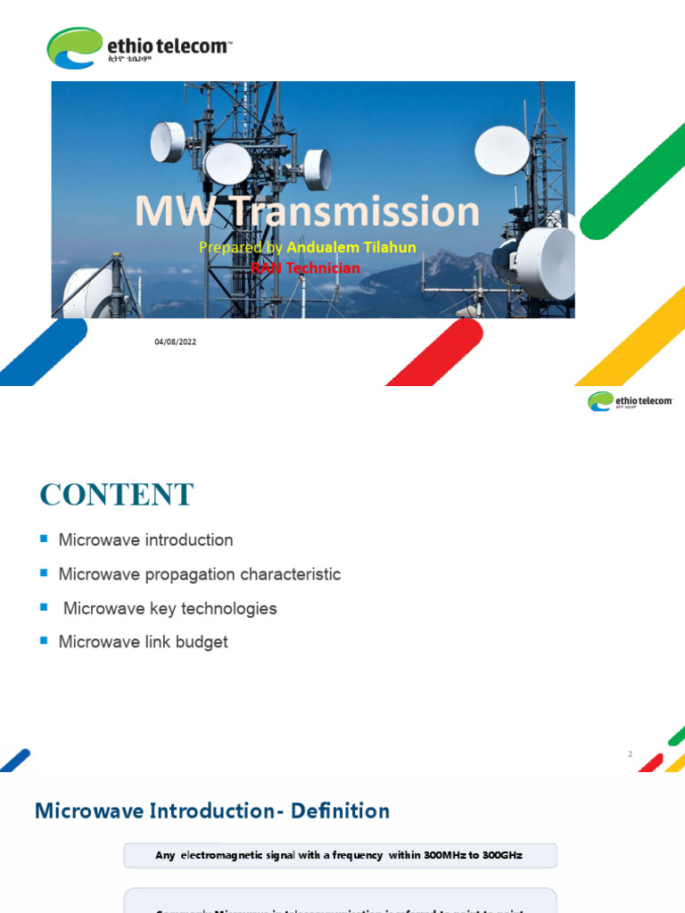 MW Transmission | PDF | Microwave | Radio Propagation