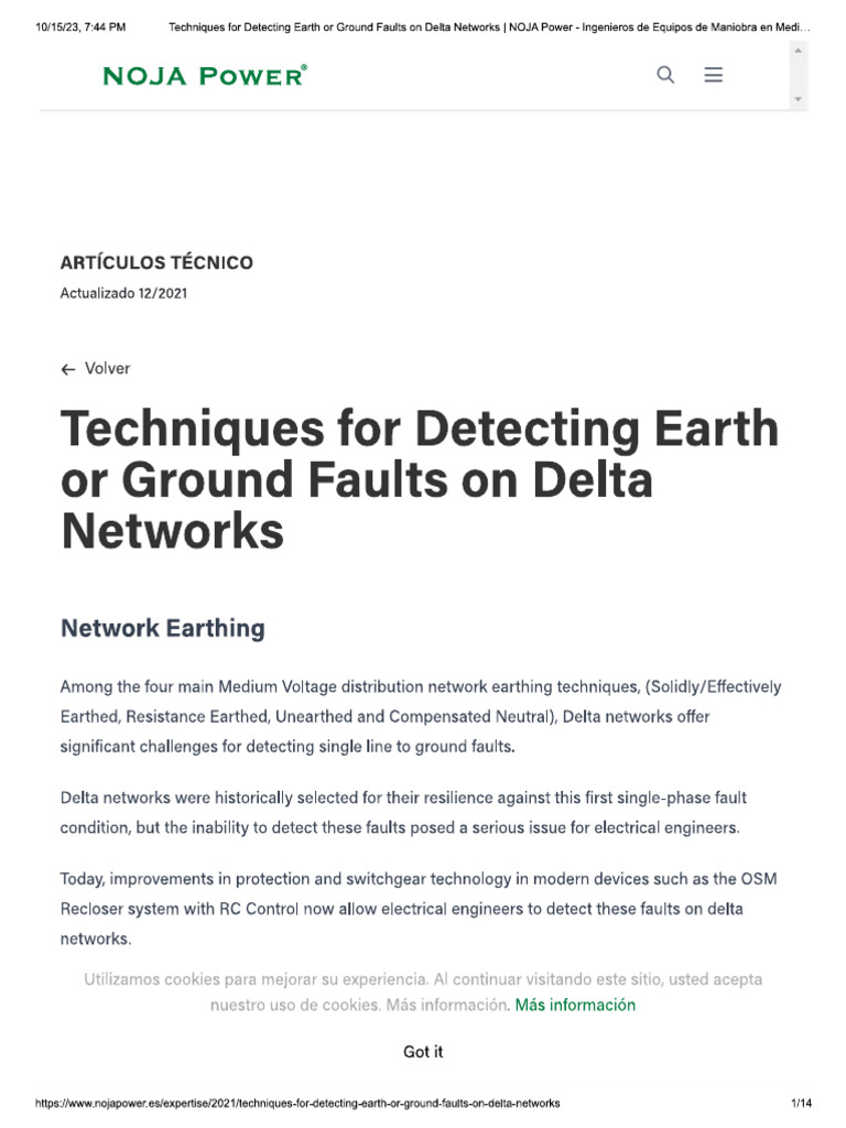 GND Fault in Delta System | PDF