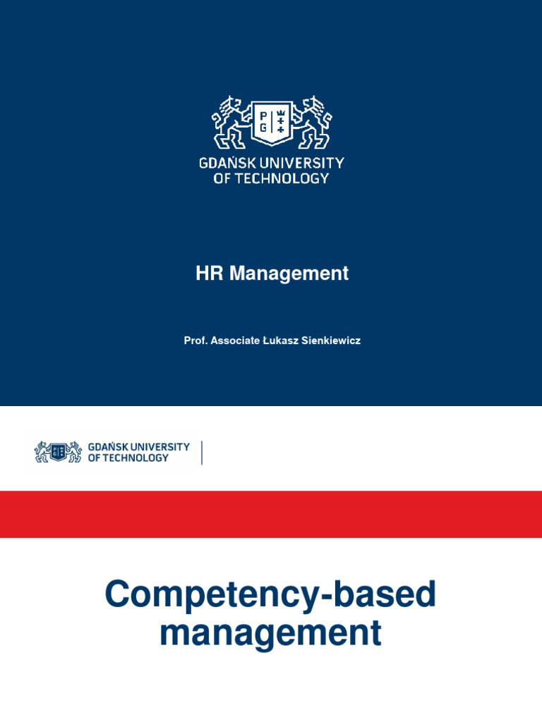 HRM Competency Based Management | PDF | Competence (Human Resources ...