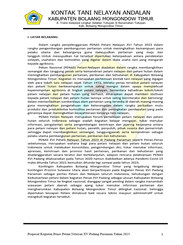 Proposal Penas | PDF