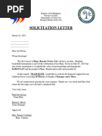 Basketball Solicitation Letter Sample | PDF | Sports & Recreation
