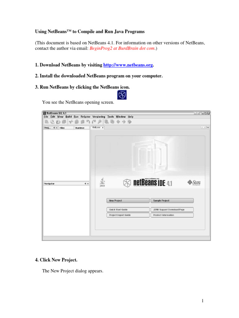 Netbeans | PDF | Applications & Software | Net Beans