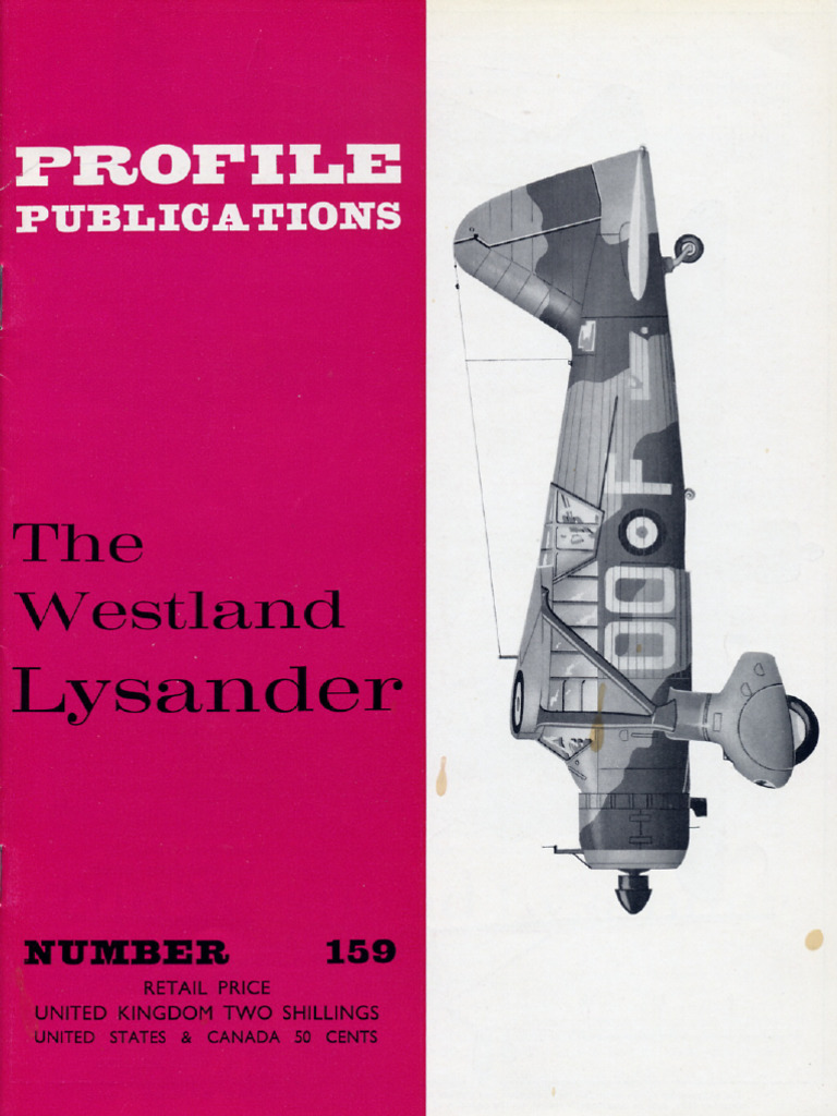 Profile 159 Westland Lysander | PDF