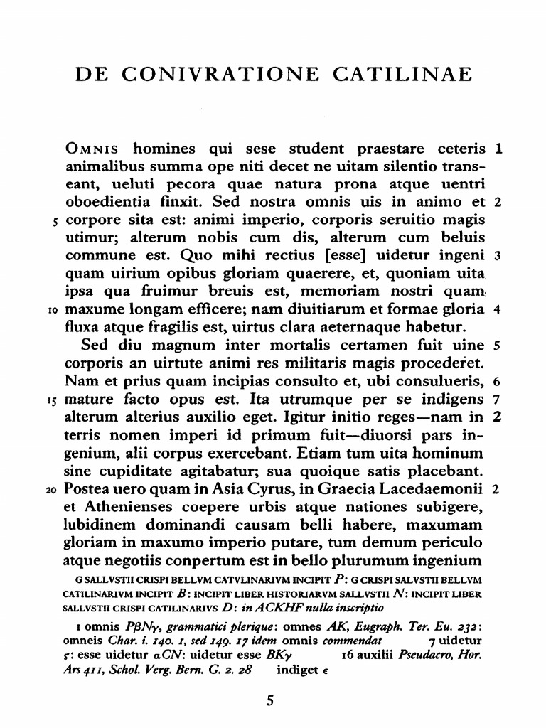 Conjuración de Catilina Oxford | PDF