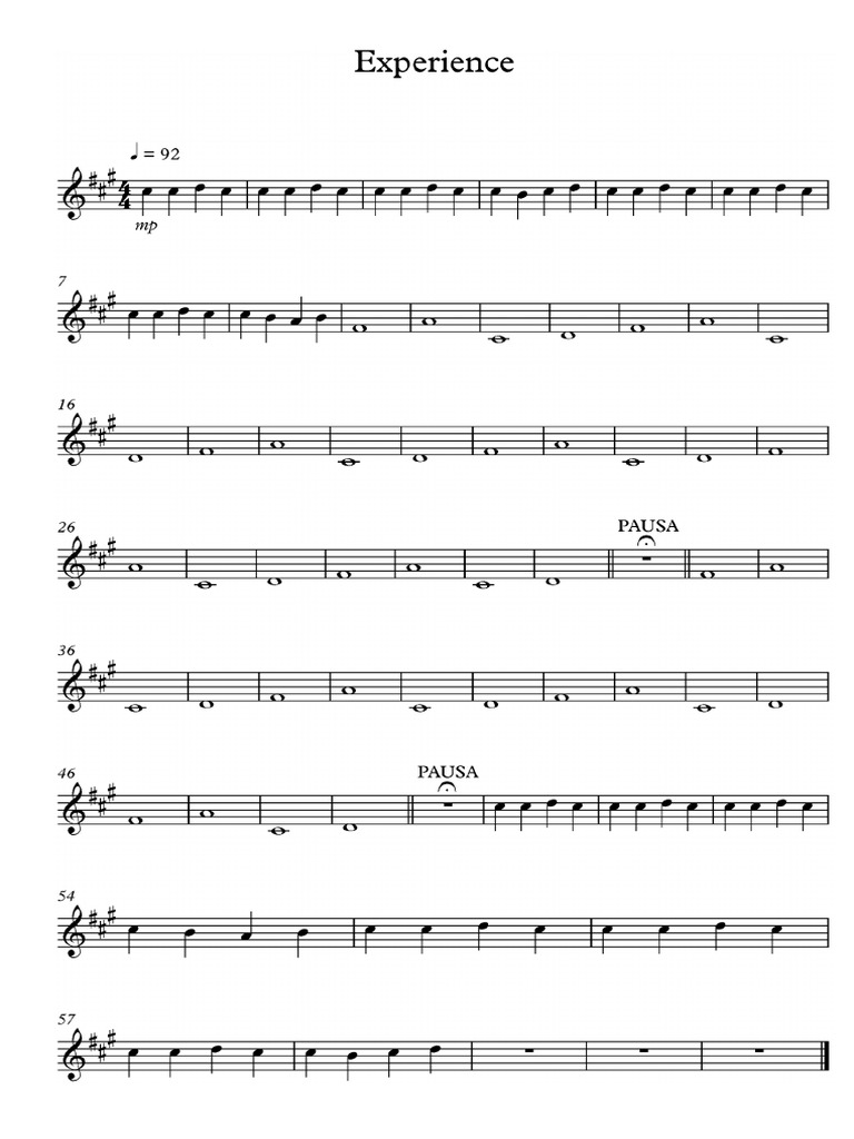 Experience Keyboard | PDF