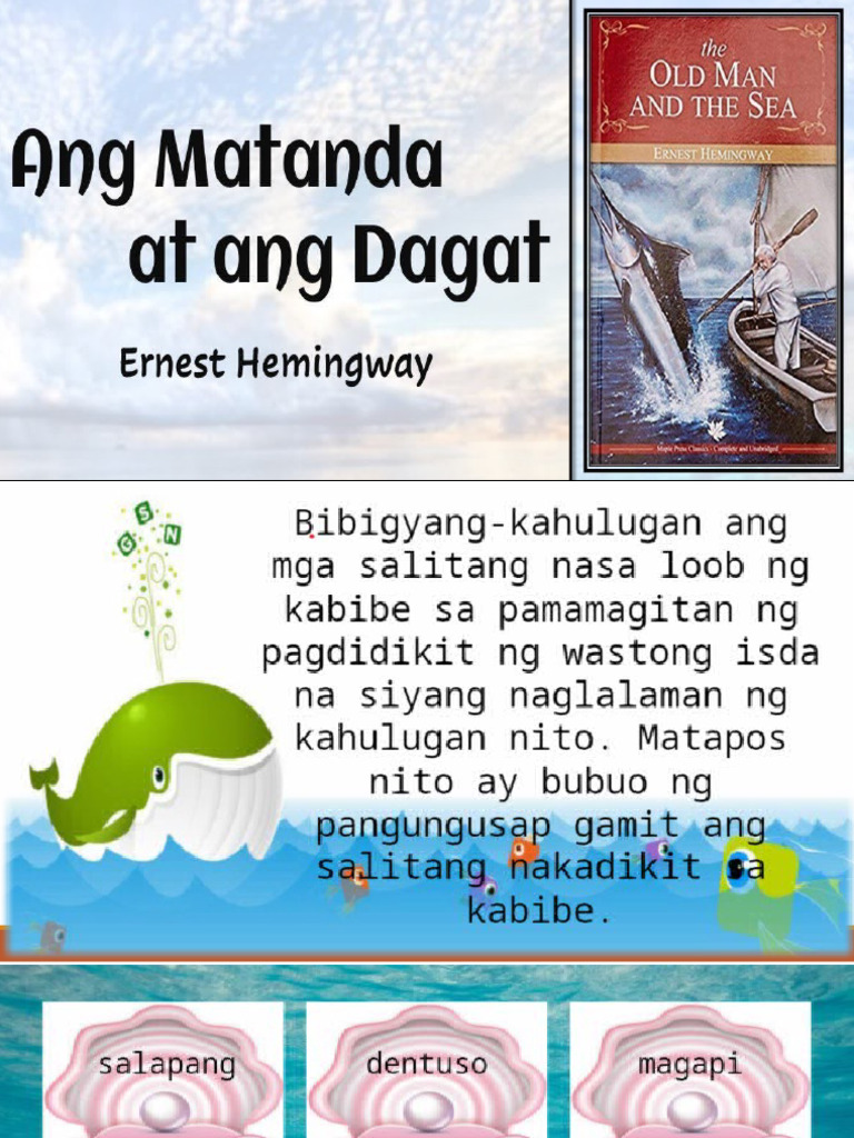 Ang Matanda at Ang Dagat | PDF