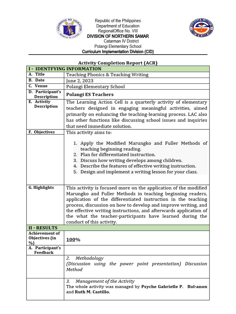Acr 2nd Quarter Smea | PDF | Differentiated Instruction | Teachers