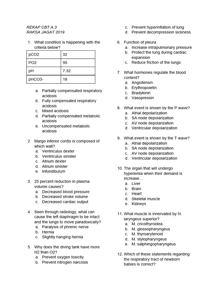 Rekap CBT Ahay | PDF