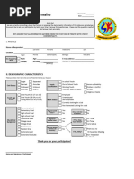 KK Profiling Form | PDF