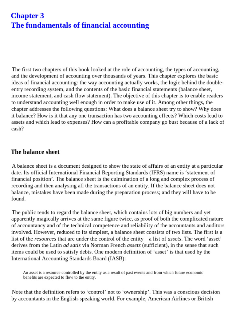 Intro To Accounting ch3 | PDF