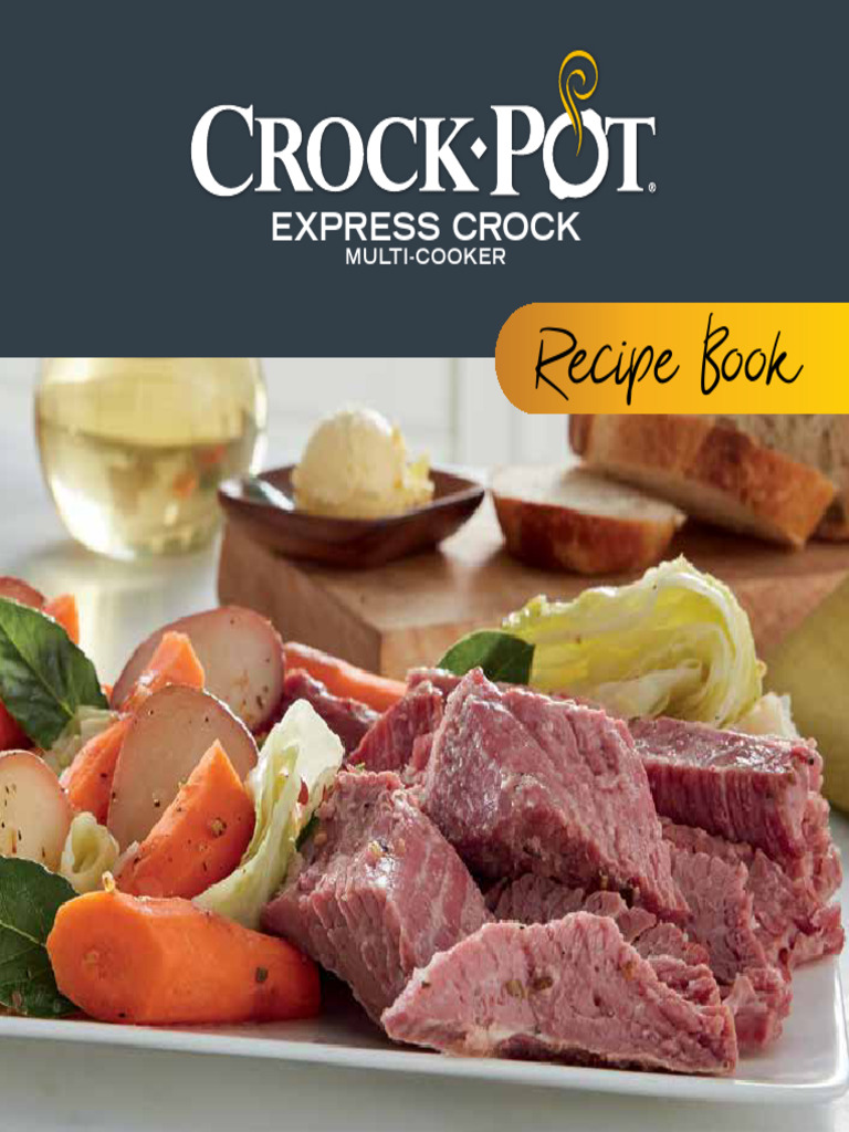 SCCPPC600 V1 033 Express Crock Recipe Book | PDF | Slow Cooker | Garlic