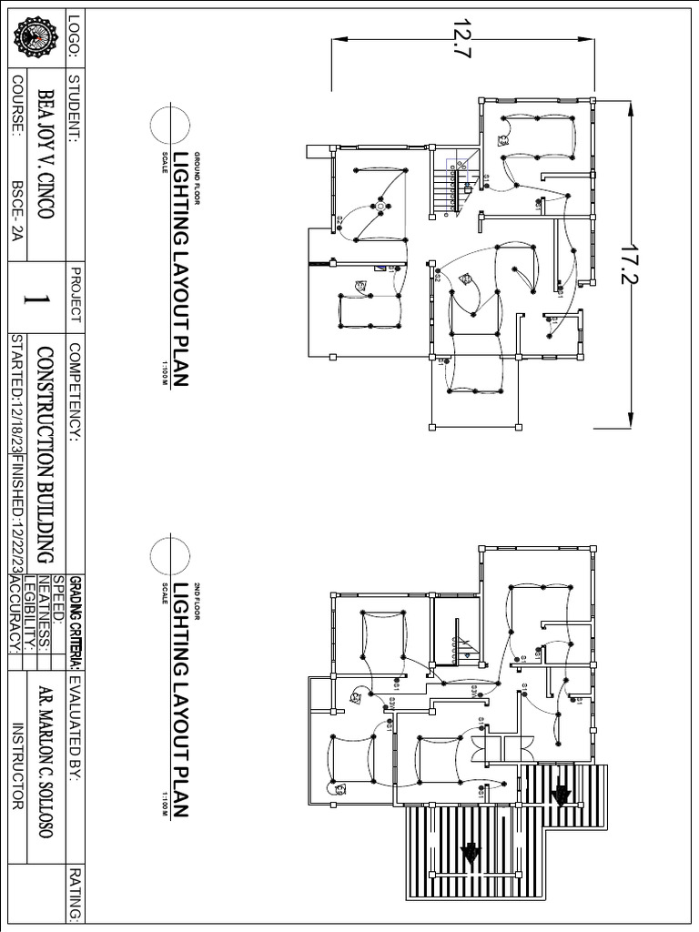2 Storey Lighting Layout | PDF