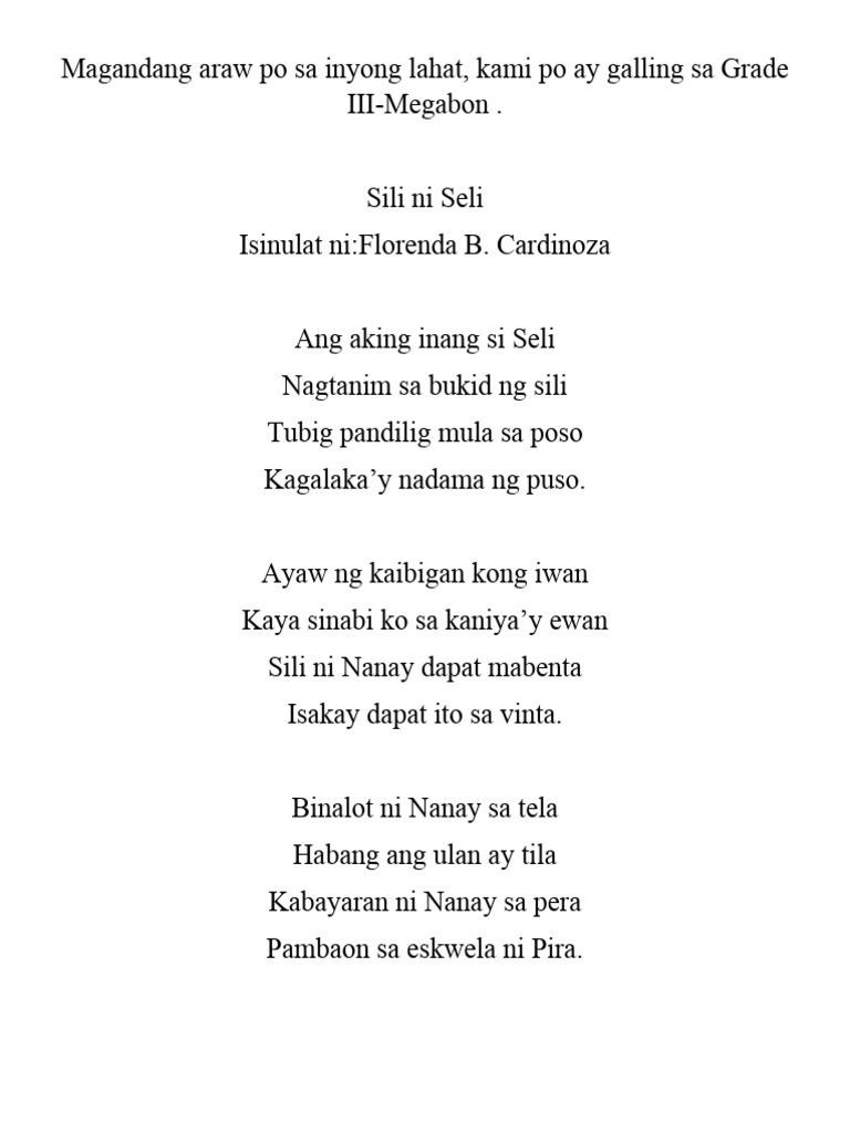 Choral Reading | PDF