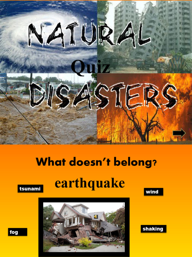 Natural Disaster Quiz Activities | PDF